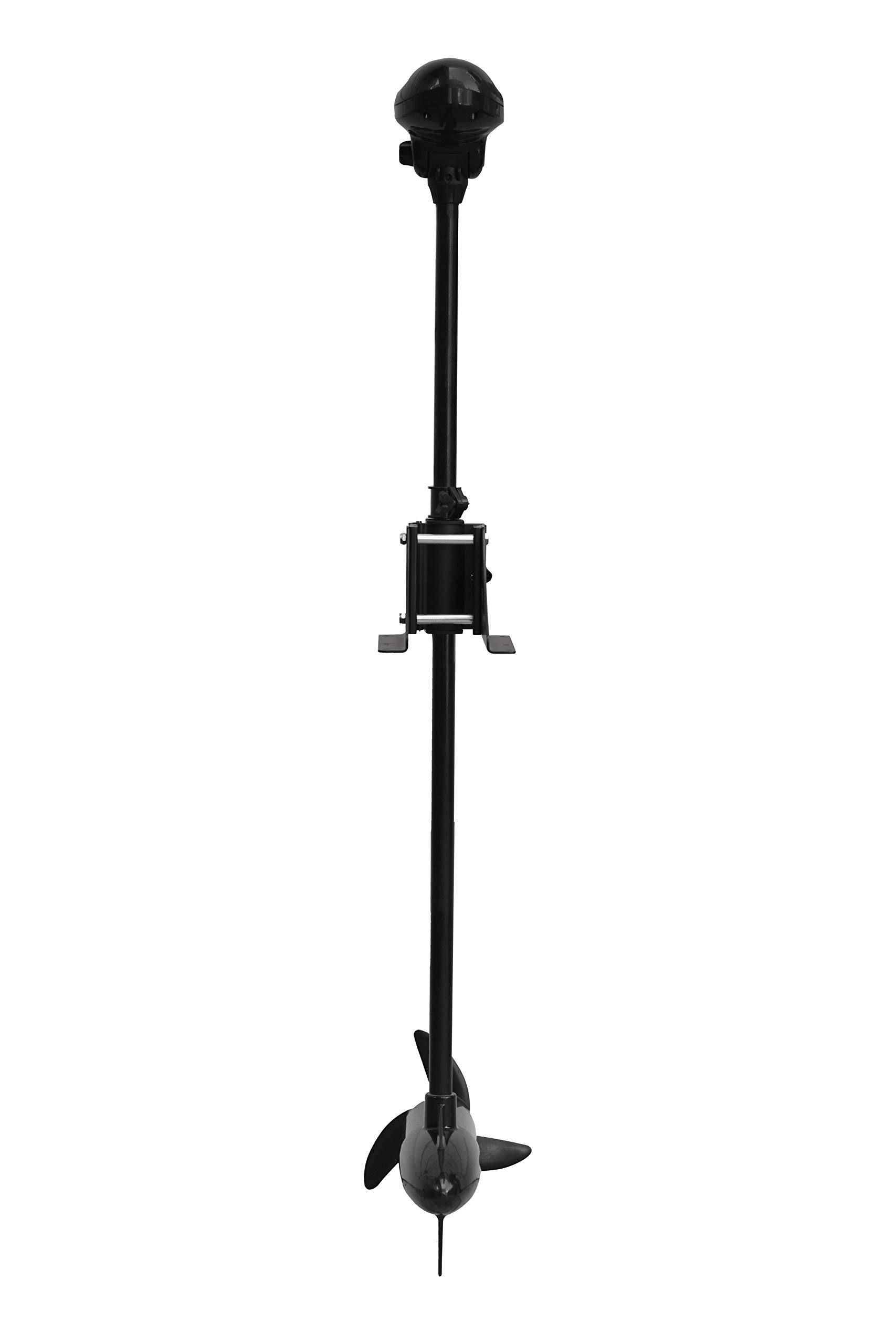 Newport Pontoon-Series 55lb Thrust Saltwater Electric Pontoon Trolling Motor with Deck Mount Bracket & 55" Shaft