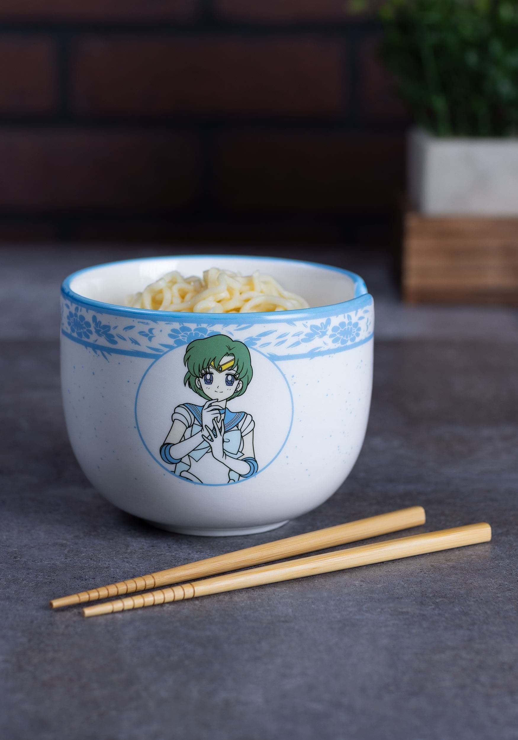 Sailor Mercury Noodle Bowl with Chopsticks Standard
