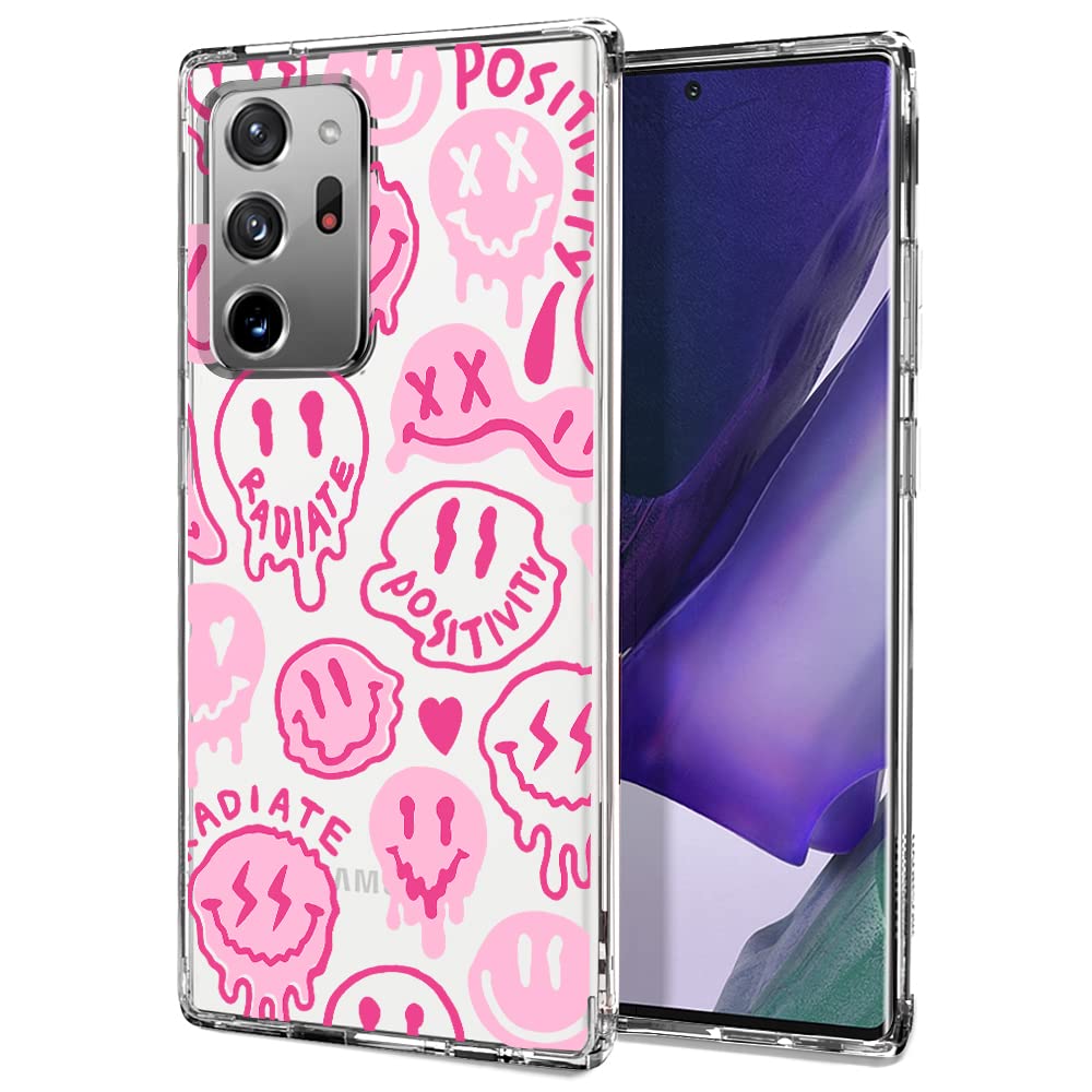 MOSNOVO Designed for Galaxy Note 20 Ultra Case, [6.6 FT Military Grade Drop Protection] Clear Shockproof Phone Cover for Samsung Galaxy Note 20 Ultra 5G - Floral Garden