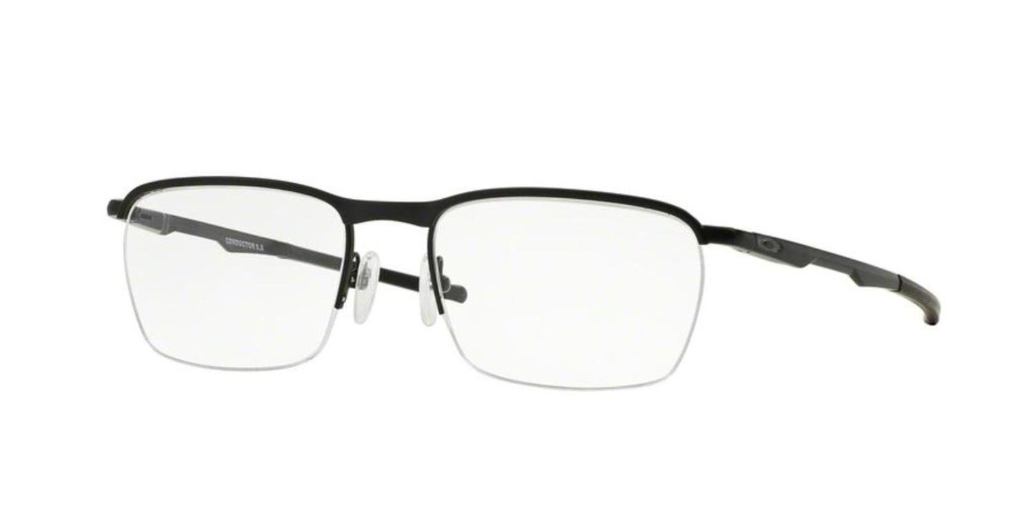 Oakley OX 3187-318701 Eyeglasses Conductor 0.5 Satin Black w/Clear 51mm