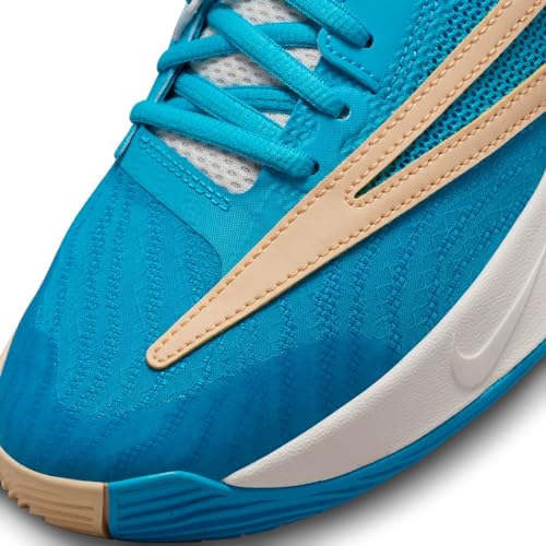 NIKE Men's Sneaker Three Quarters Tall, Phantom Blue Lightning Ice Peach, 4.5