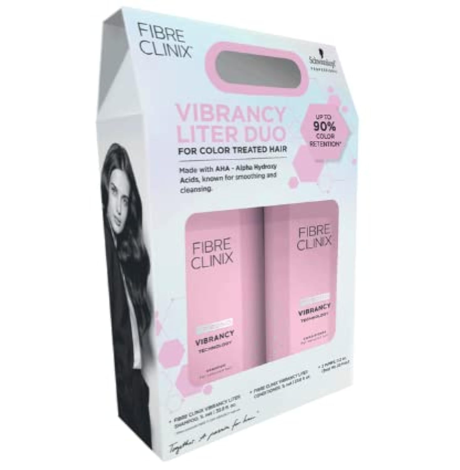 Schwarzkopf Fibre Clinix Vibrancy Shampoo & Conditioner Liter Duo