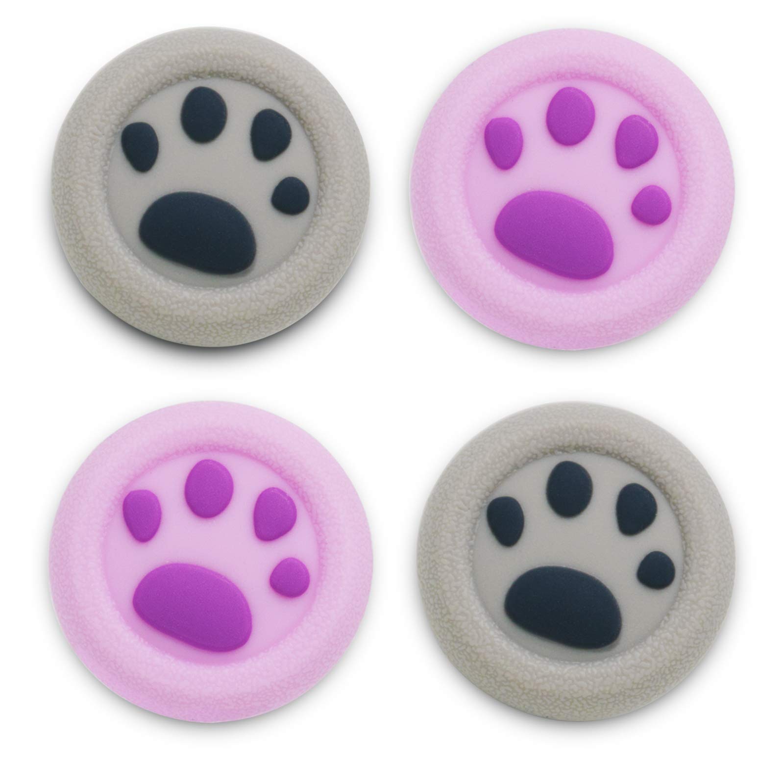 PlayRealm NO Falling Off Thumbstick Extender & Silicone Grip Cover 2 Sets for Xbox Controller (MZHZ)