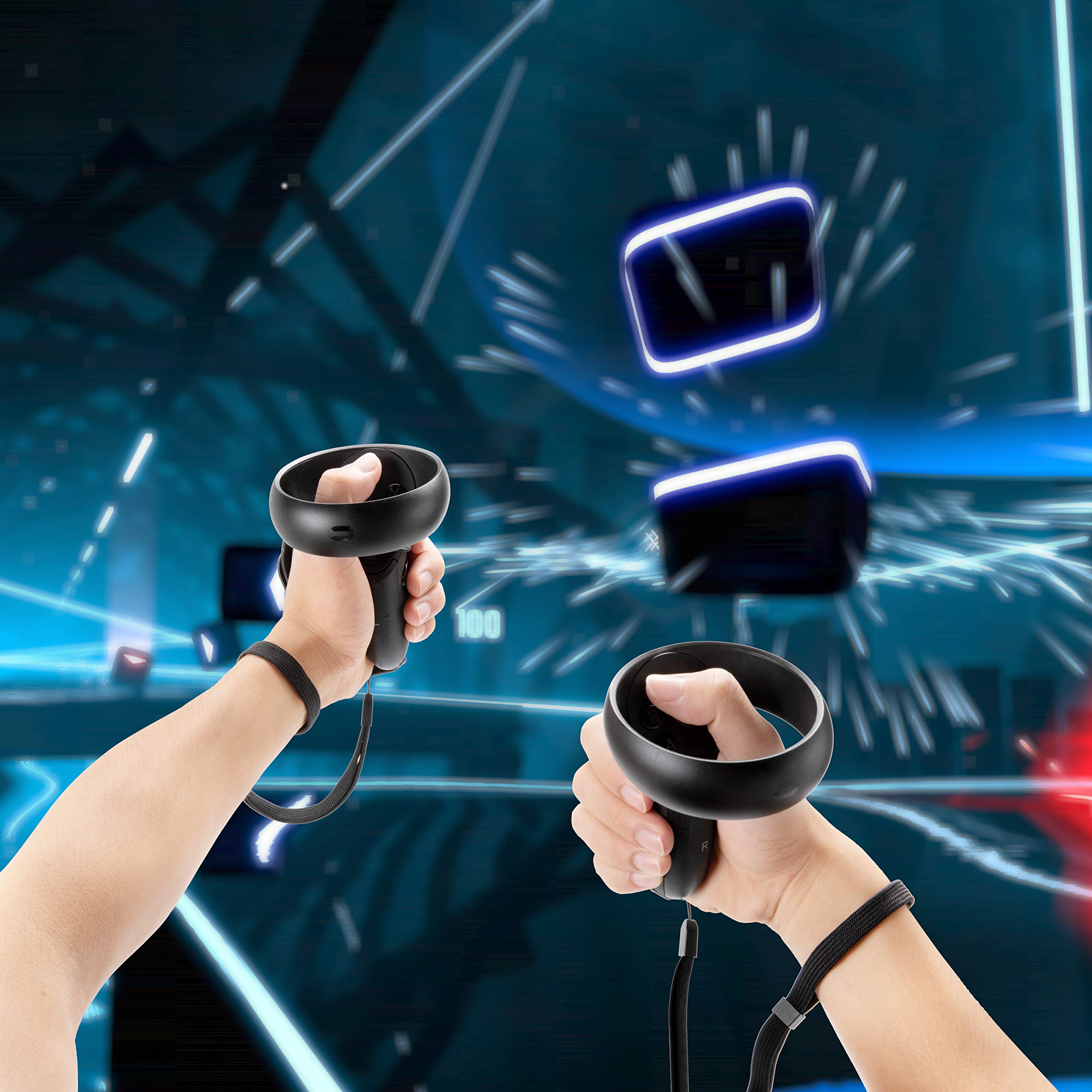 SARLAR [Newer Version] Knuckle Strap for Oculus Quest/Oculus Rift S Touch Controller Grip Wrist Strap Accessories, Comes with premium accessories