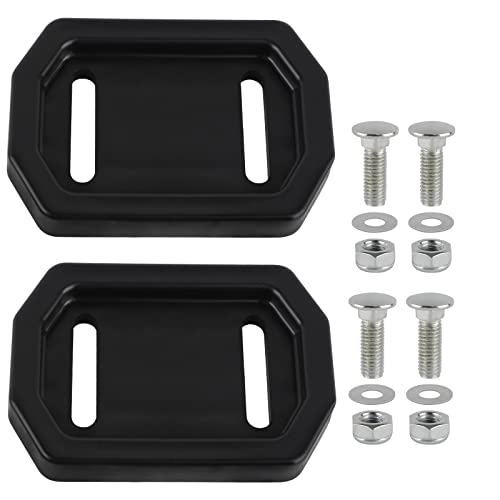 SIMPERAC 731-06439 Skid Shoes for MTD Snow Blower Polymer Slide Shoes Snow Thrower Skid Plates with Mounting Hardware Kit (2 Packs)