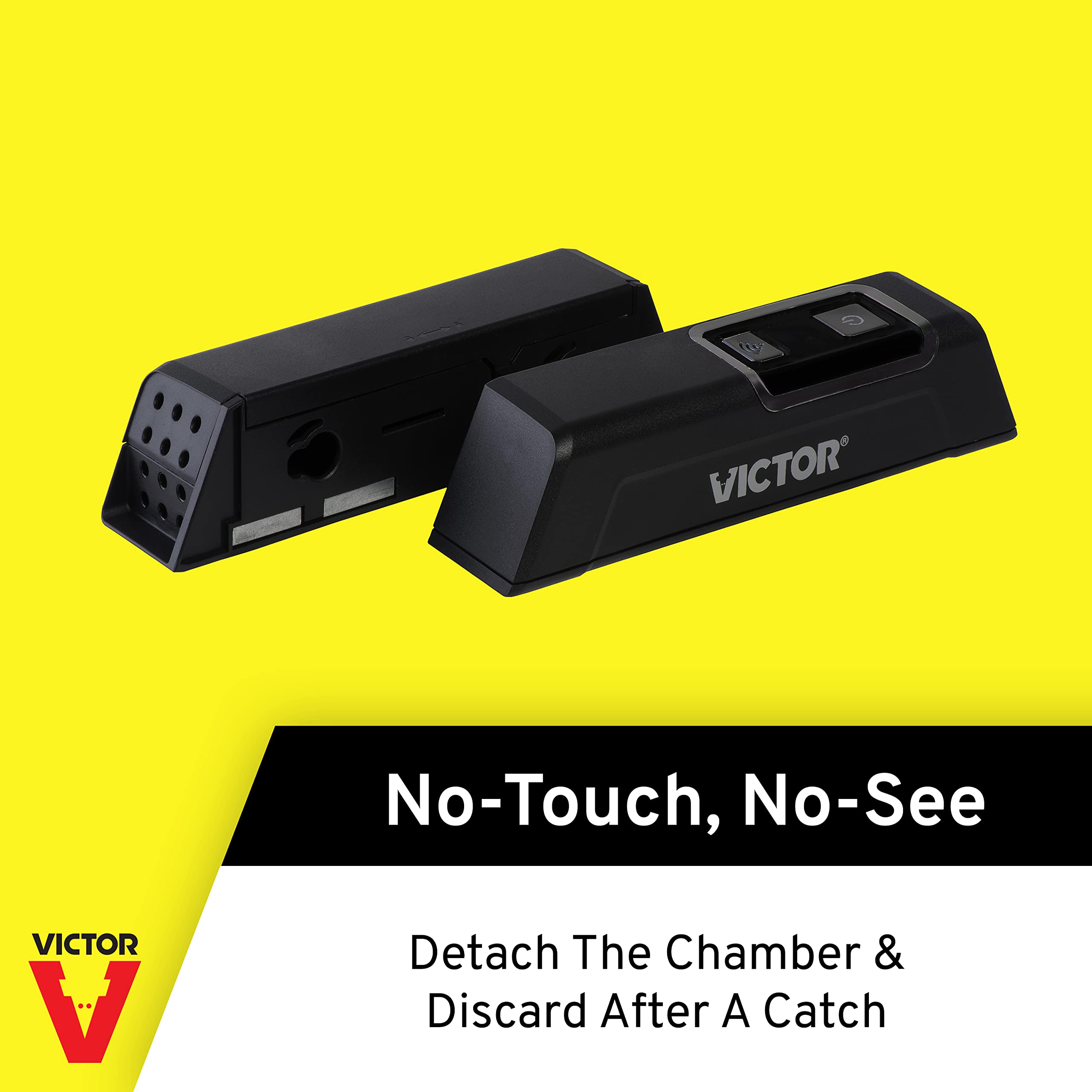 Victor Chambers RF4-M1 Smart-Kill Wi-Fi Electronic Mouse Trap Refill β 4-Pack, Black