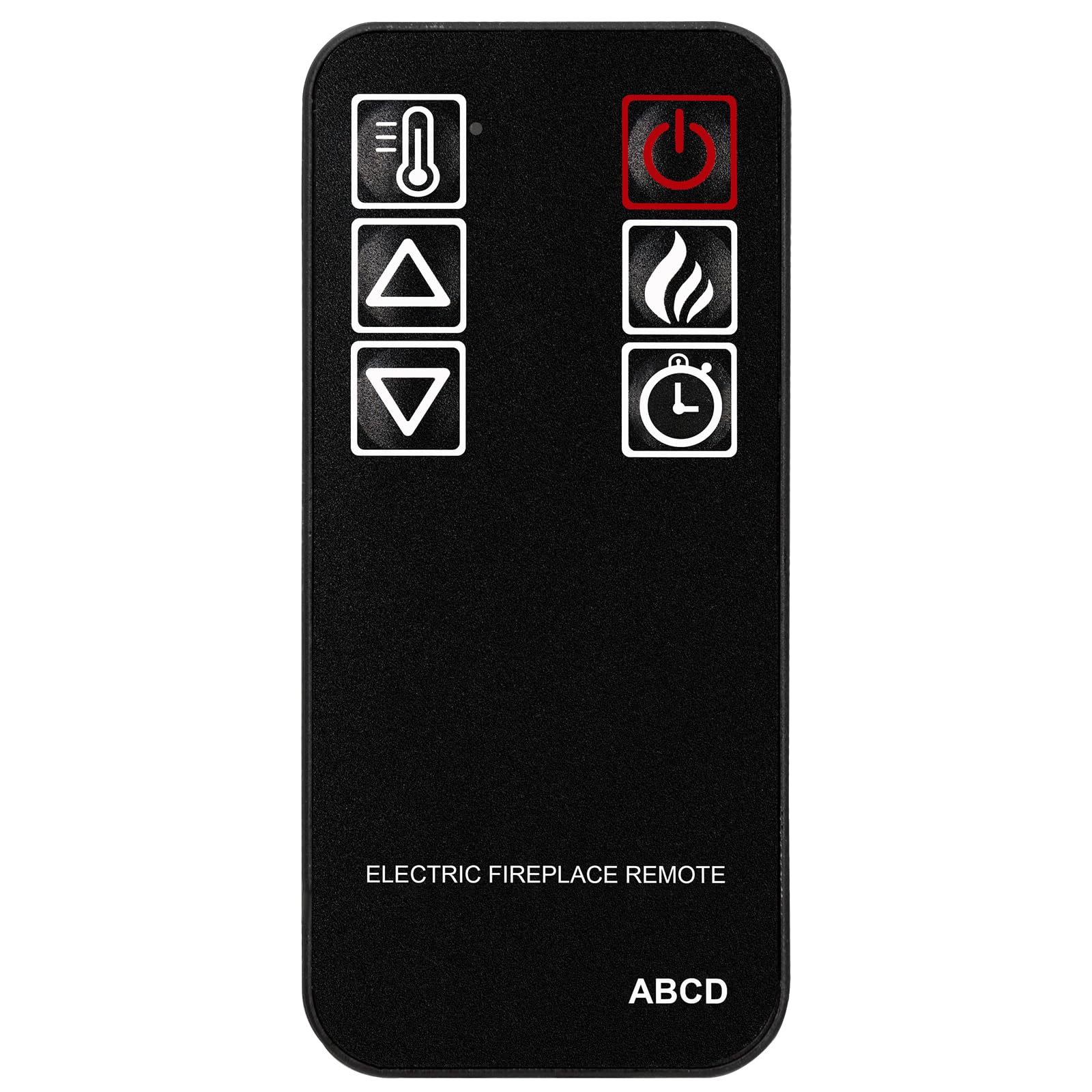 Replacement Remote Control for HOMCOM 3D Electric Firebox Indoor Fireplace Heater