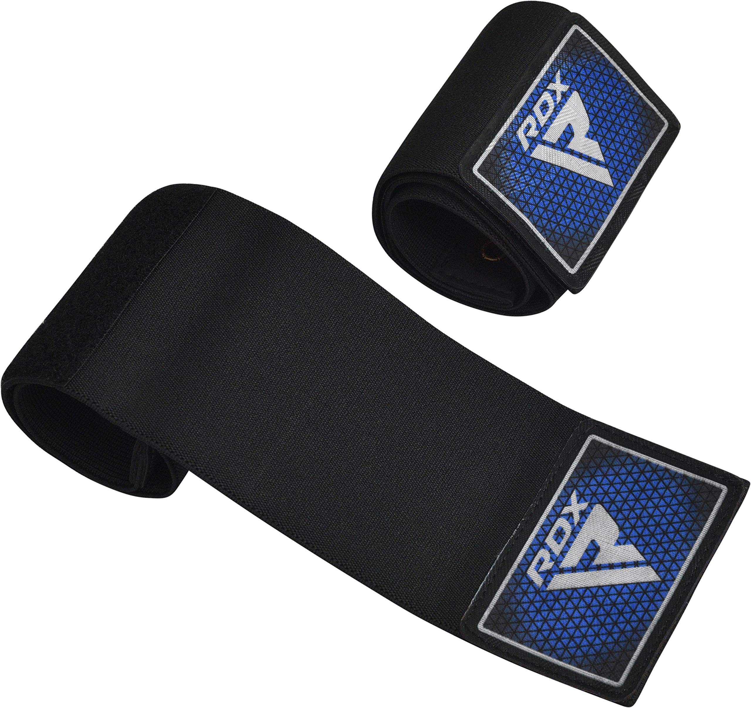 RDX Lace 2 Loop Straps Converter for Professional Boxing Gloves, 50CM Elasticated Polyester Adjustable Maya Hide Leather Hook Strap Attachments for Fighting Kickboxing Muay Thai Sparring Lace-Up Glove
