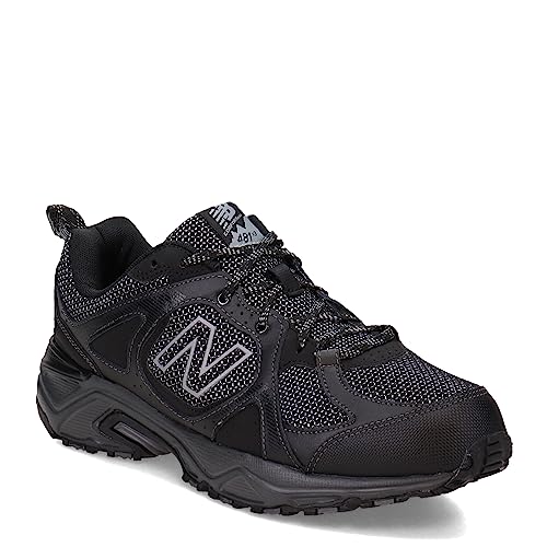 New Balance Men's 481 V3 Running Shoe, Black/Magnet/Metallic Silver, 9.5