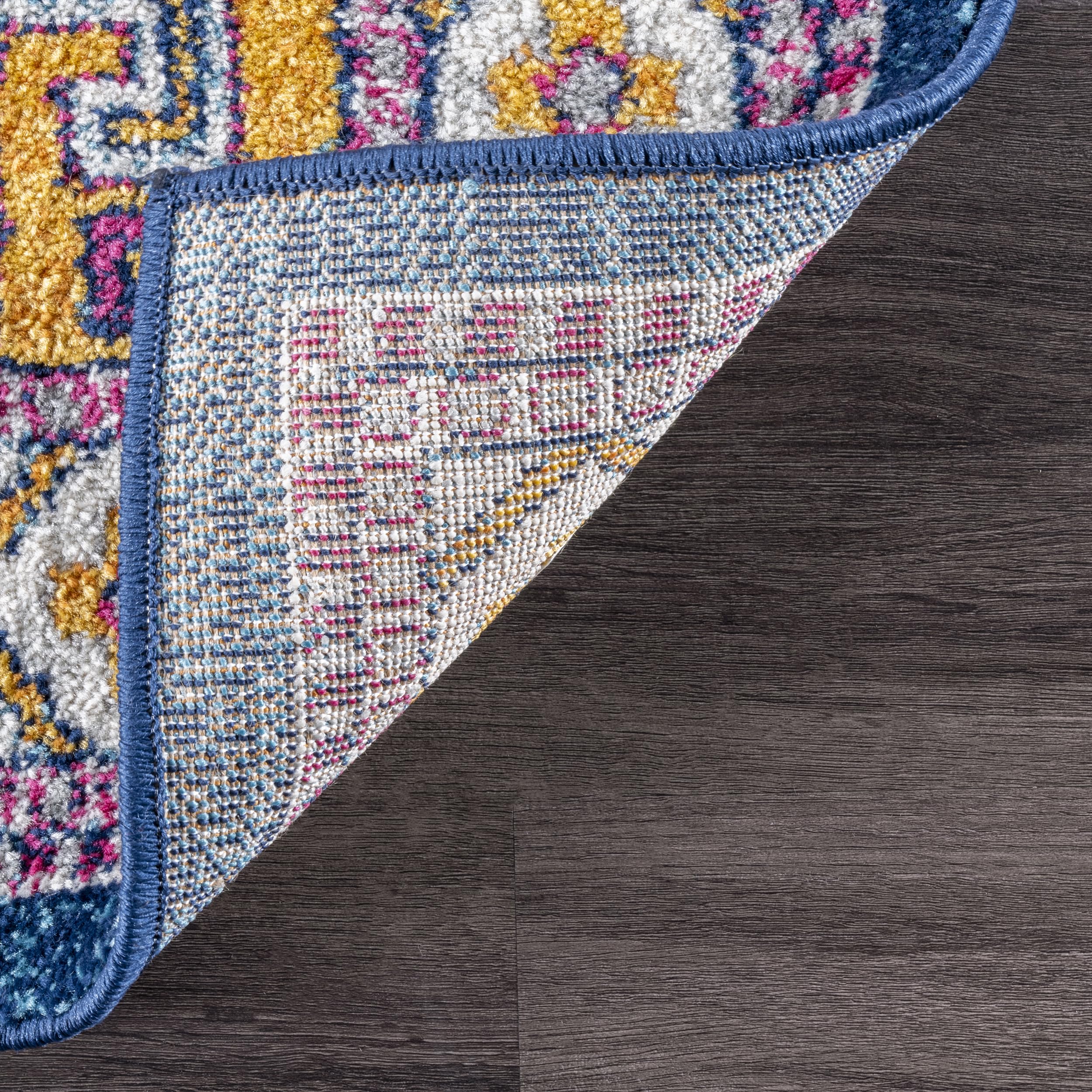 nuLOOM Vintage Lorena Tribal Accent Rug, 2x3, Navy