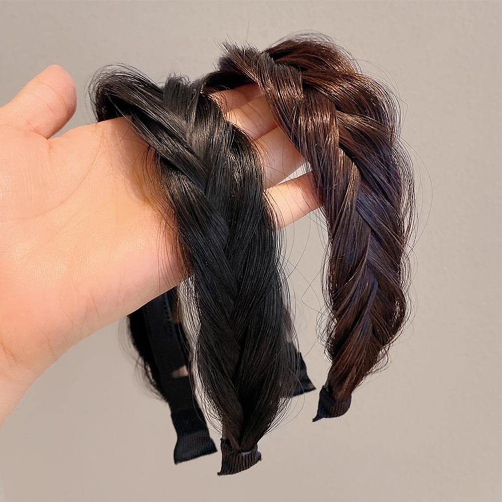 Twisted Braided Headband Simulation Hair Band Fishbone Braid Style Headwear Accessories Hairdband Fashion Ladies