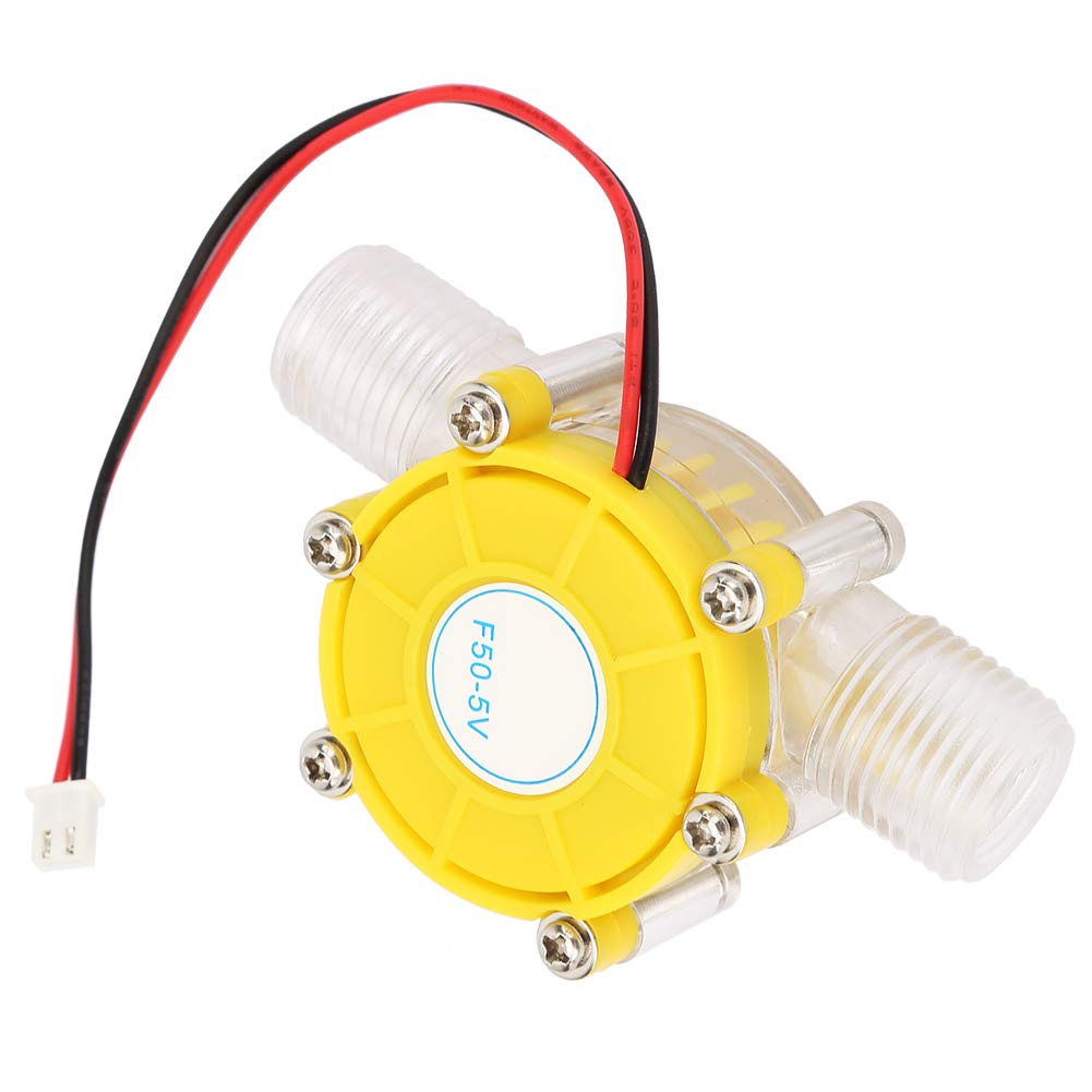 Nikou F50 Regulated DC Micro Hydroelectric Generator Micro-hydro DC Water Flow Pump Turbine Hydroelectric Power Energy Generator (F50 5V)