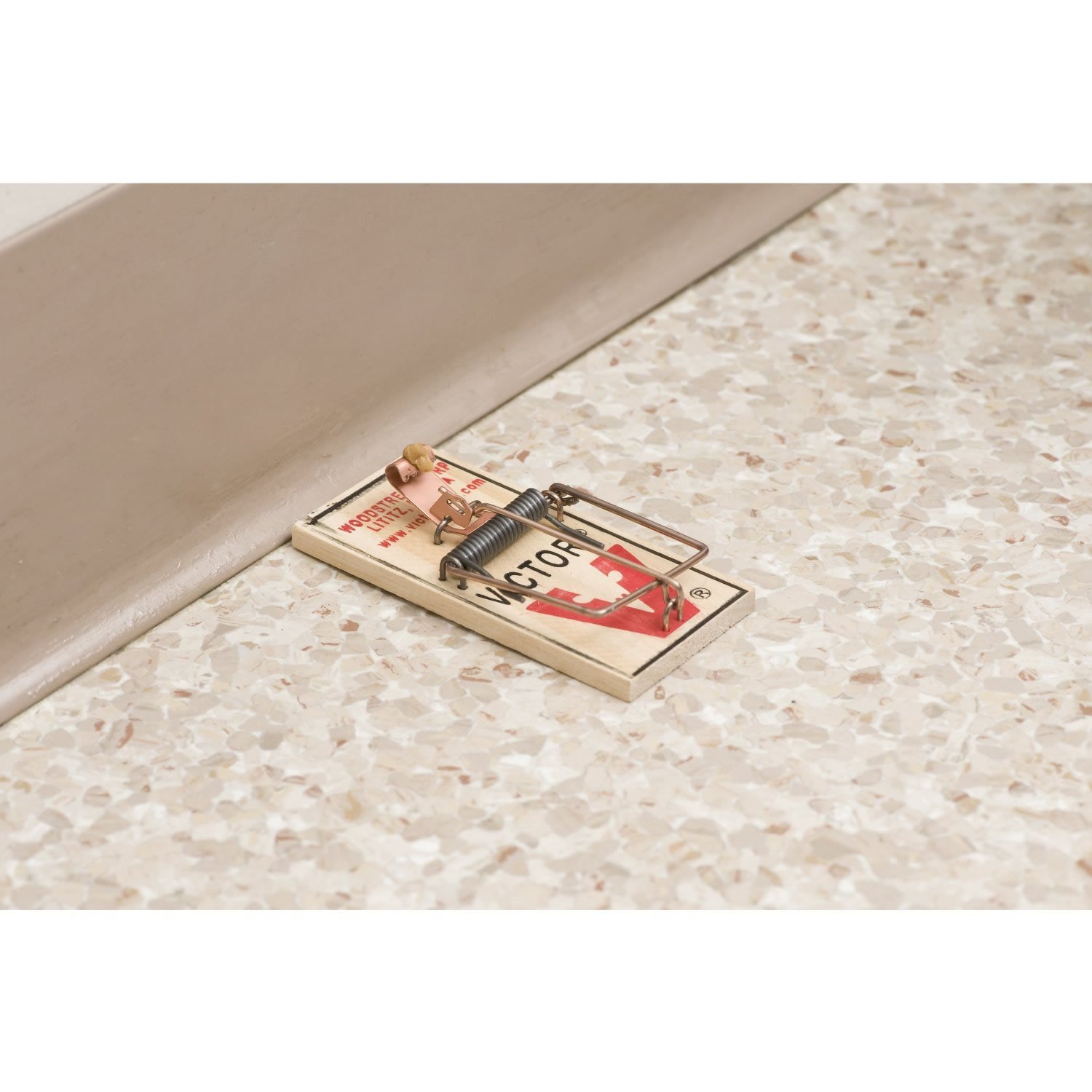 Victor Metal Pedal Mouse Trap - 2 Pack M023 - Wood Mouse Trap, Brown