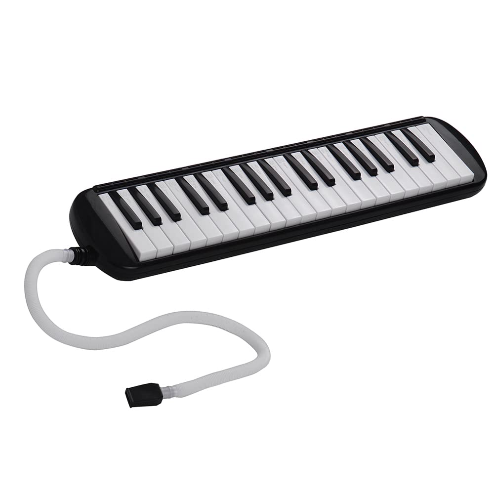 summina 37 Keys Melodica Pianica Piano Style Keyboard Harmonica Mouth Organ with Mouthpiece Cleaning Cloth Carry Case for Beginners Kids Musical Gift