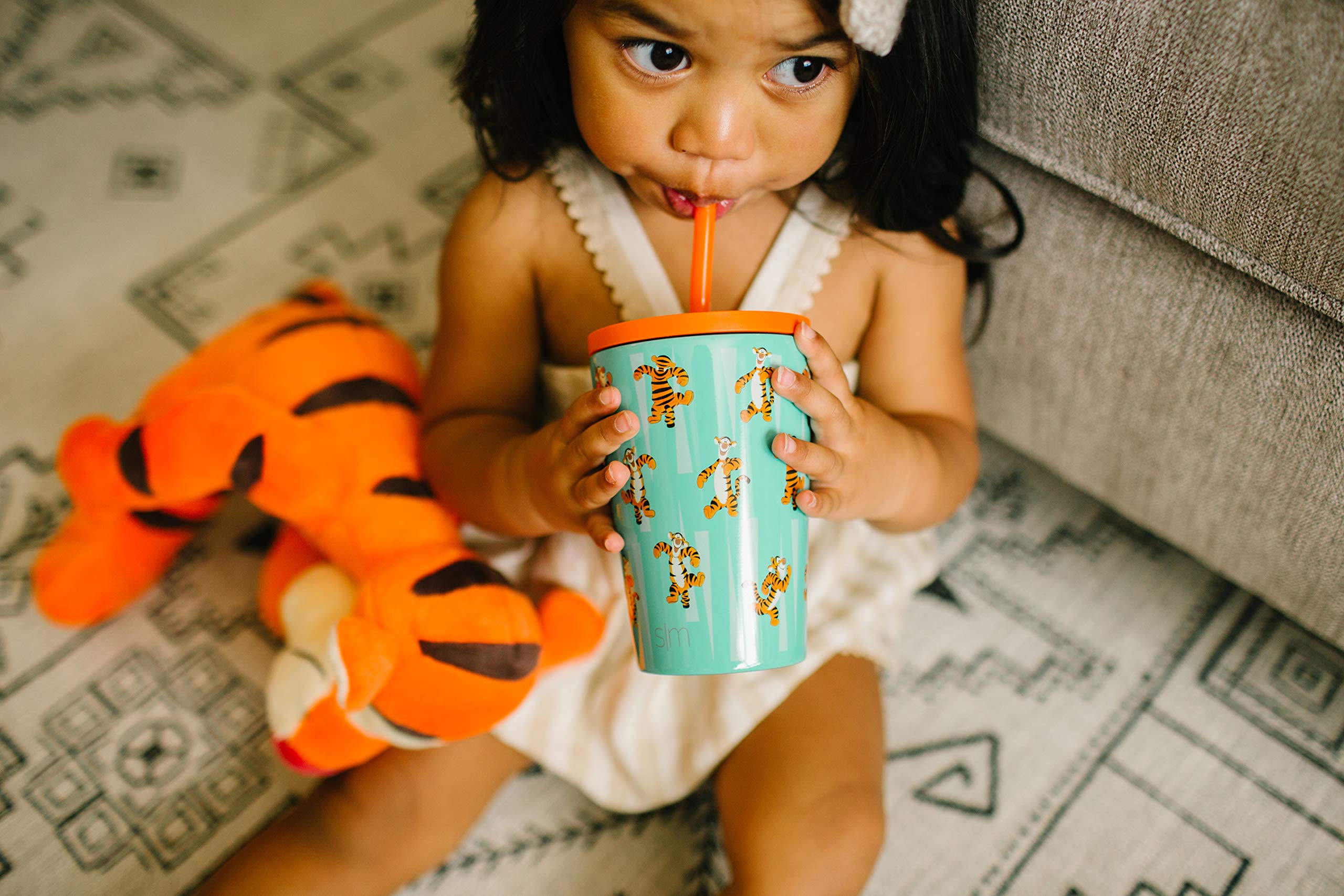 Simple Modern Disney Mickey Mouse Toddler Cup with Lid and Straw | Reusable Insulated Stainless Steel Kids Tumbler | Classic Collection | 12oz, Mickey Mouse Retro
