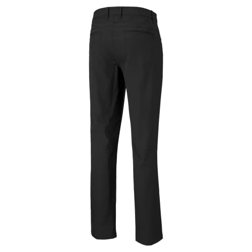 PUMA mens Jackpot 5-pocket 2.0 Golf Pants, Puma Black, 34W x 30L US