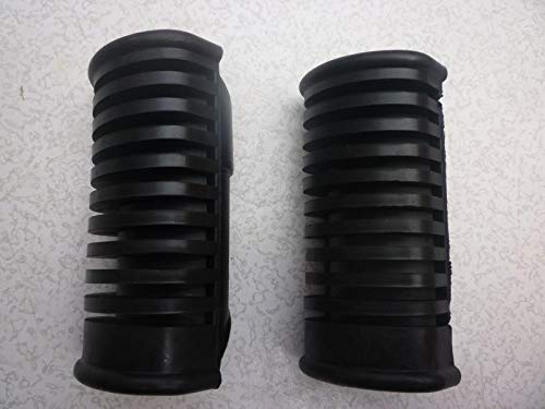 no logo 2pcs for Suzuki Motorcycle AX100 Front Foot Step peg Rubber Grip for Suzuki 100cc AX 100 Foot Rest Pedal (footpeg) Spare