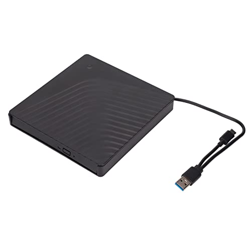 Zopsc-1 Portable External Optical Drive Box, 5 Gbps High Speed USB C Enclosure Optical Player Box for SATA Drive Writer Reader for PC Laptop Desktop
