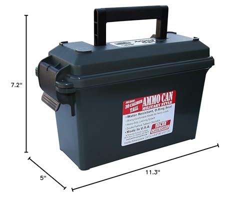 MTM AC30T-11- 30 Caliber Tall Ammo Can (Forest Green)