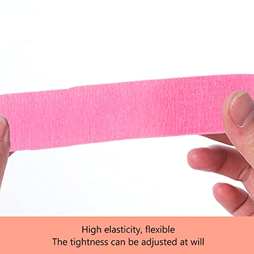 Self Adhesive Bandage, Cohesive Bandage 10 Rolls 1 Inch X 2 Yards for Fingers for Sports Injury