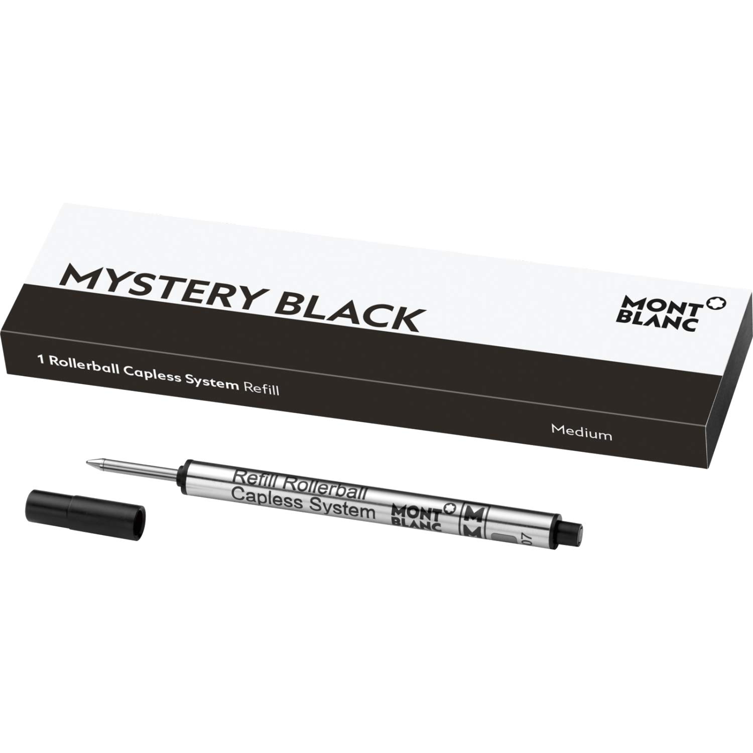 Montblanc Rollerball Capless System Refill ā Pen Refills with a Medium Tip