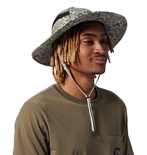 Mountain Hardwear Stryder Sun Hat, Mantis Green Floral, One Size