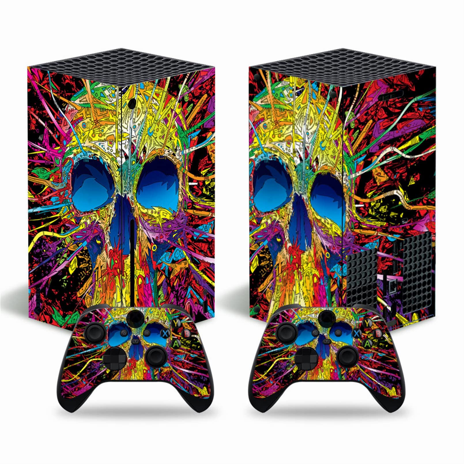 WREXIL LEEWEE Protective Vinyl Skin Decal Cover for Series X Console Skins Wrap Sticker with Two Free Wireless Controller Decals 43046 Wrap Sticker
