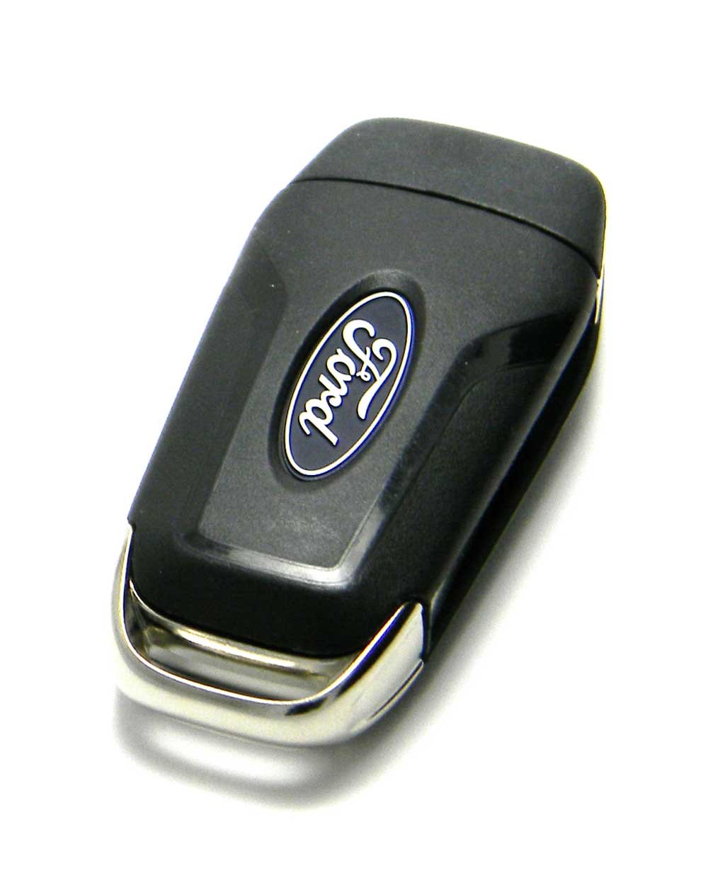 OEM 4-Button Keyless Entry Remote Flip Key Fob Compatible with 2013-2016 Ford Fusion (FCC ID: N5F-A08TAA / P/N: 164-R7986)