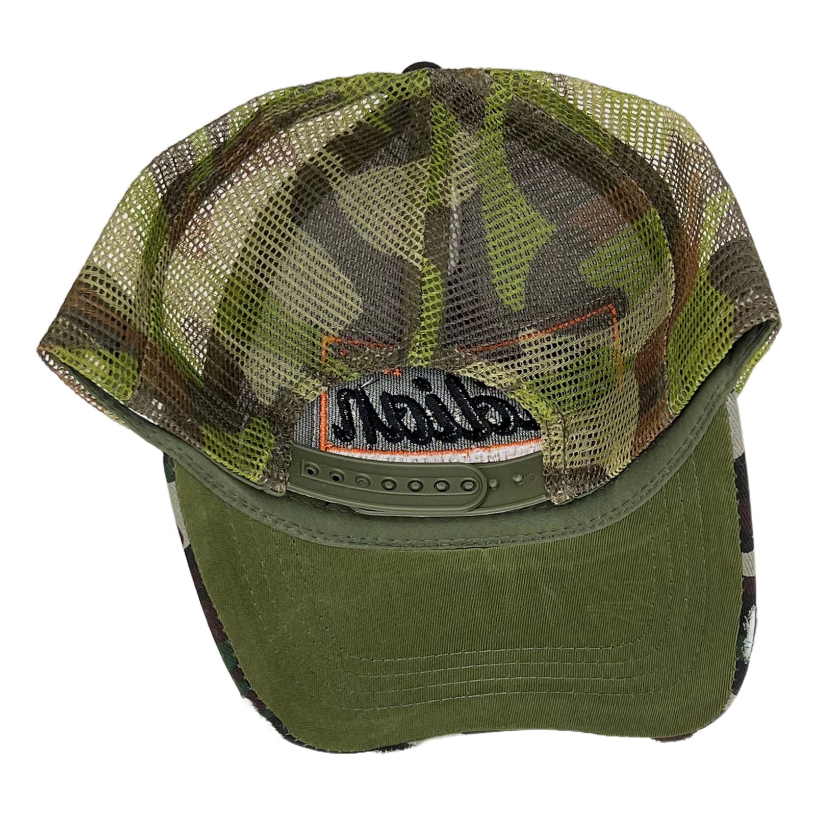 The Indian Skeleton Dink Cotton Baseball Mesh Cap, Distressed Vintage Dad Hat Adjustable Snapback Trucker Hats for Men Women Camouflage