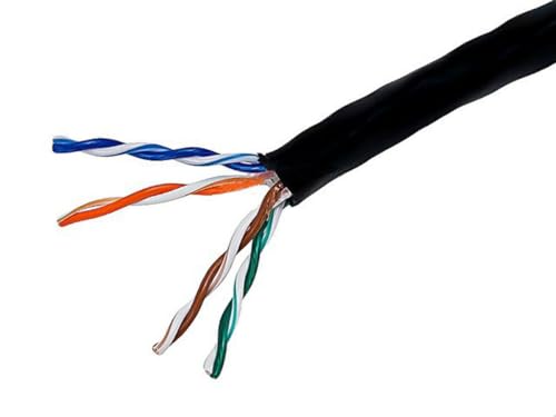 Monoprice Cat5e Ethernet Bulk Cable - 1000 Feet - Gray | Network Internet Cord - Solid, 350Mhz, UTP, CMR, Riser Rated, Pure Bare Copper Wire, 24AWG