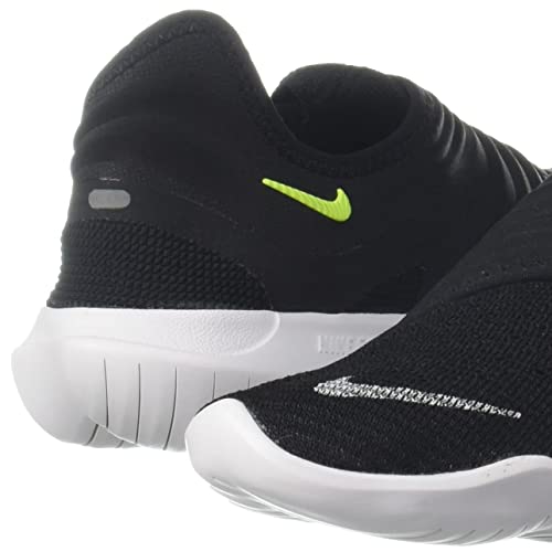 Nike Free Run Flyknit 3.0 Womens Shoes Size 7.5, Color: Black/Volt/White