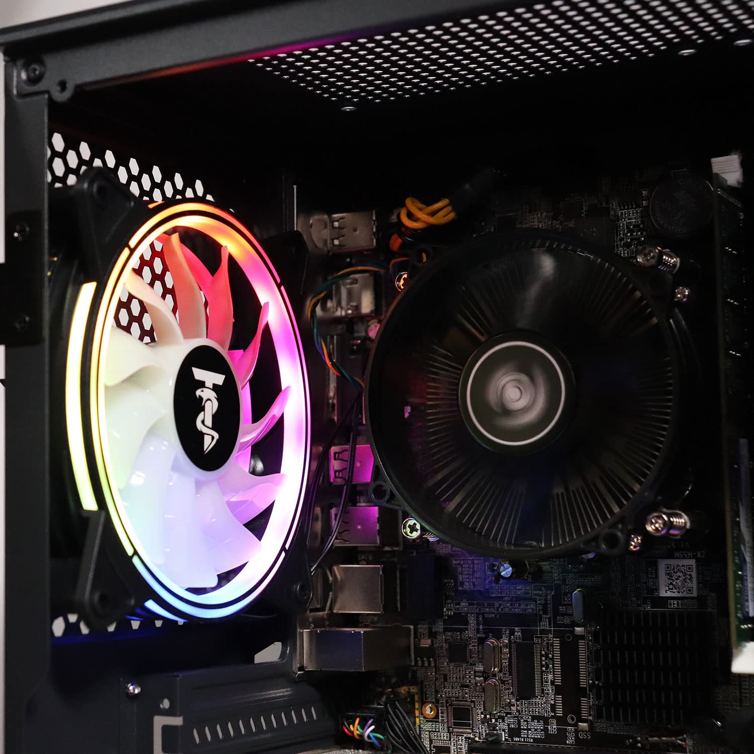 ViprTech Rebel 1.0 Gaming PC - AMD Ryzen 5 (12-LCore 3.9Ghz), GTX 1660 Super 6GB, 16GB DDR4 3200, 512GB NVMe SSD, WiFi, RGB, Windows 11 Pro, Desktop Computer Tower Black