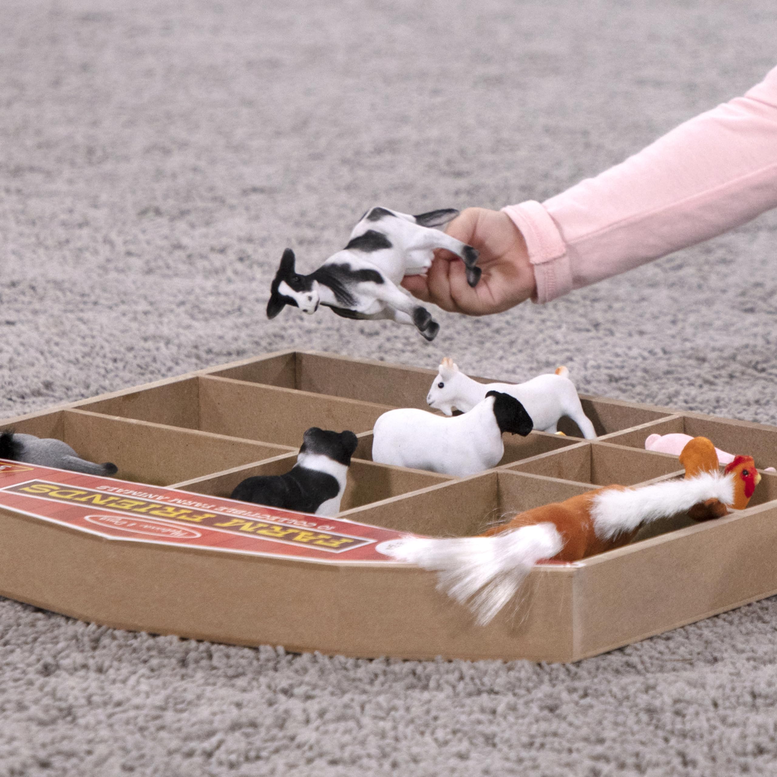 Melissa & Doug Farm Friends Collectible Toy Animal Figures (10 pcs)