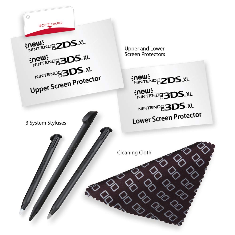 Officially Licensed Nintendo 3DS โ Game Traveler Essentials โ Screen Protector and Stylus Pack