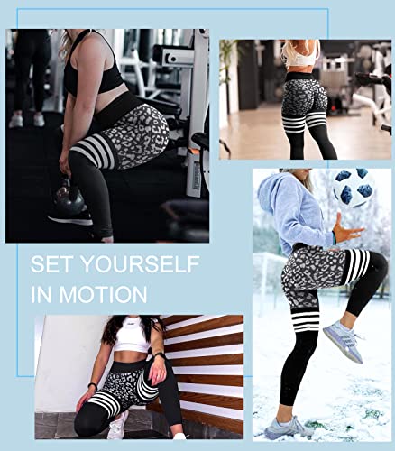 Tylarcer Workout Leggings for Women Seamless Scrunch High Waisted Butt Lifting Tights Tummy Control Yoga Pants