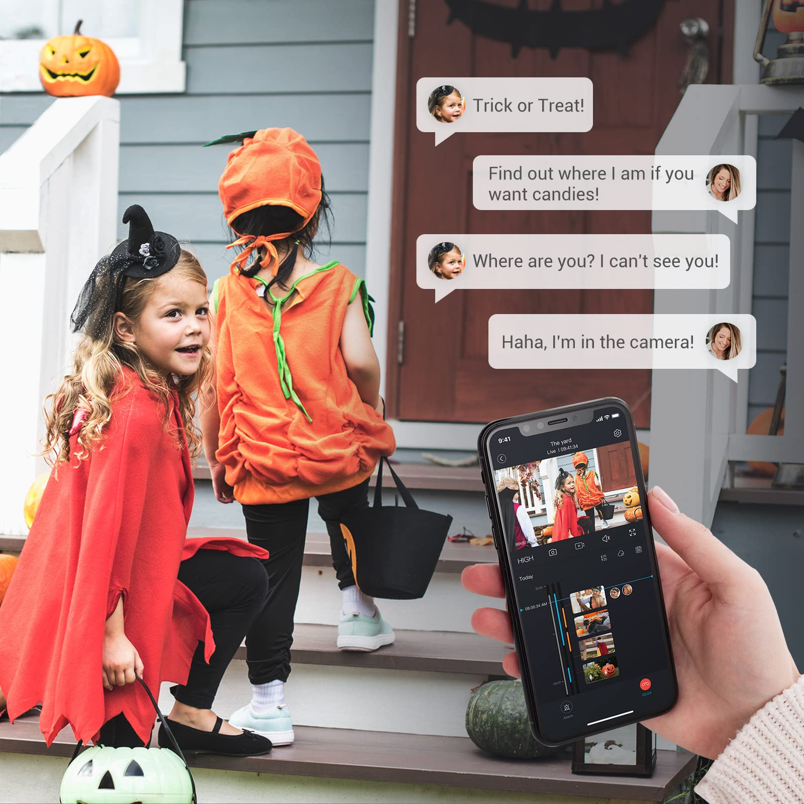 Security Camera Outdoor 2K, blurams Wi-Fi Camera Smart Human Detection, Color Night Vision, IP66 Weatherproof, 2-Way Audio, Cloud/Local Storage, Compatible with Alexa, Google Assistant & IFTTT