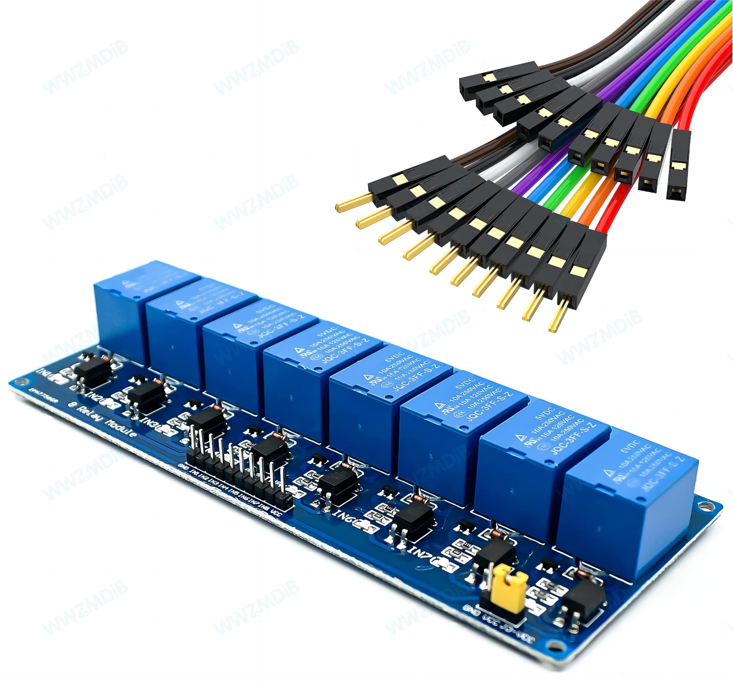WWZMDiB 12V 8 Channel Relay Module Board for Arduino DSP AVR PIC ARM