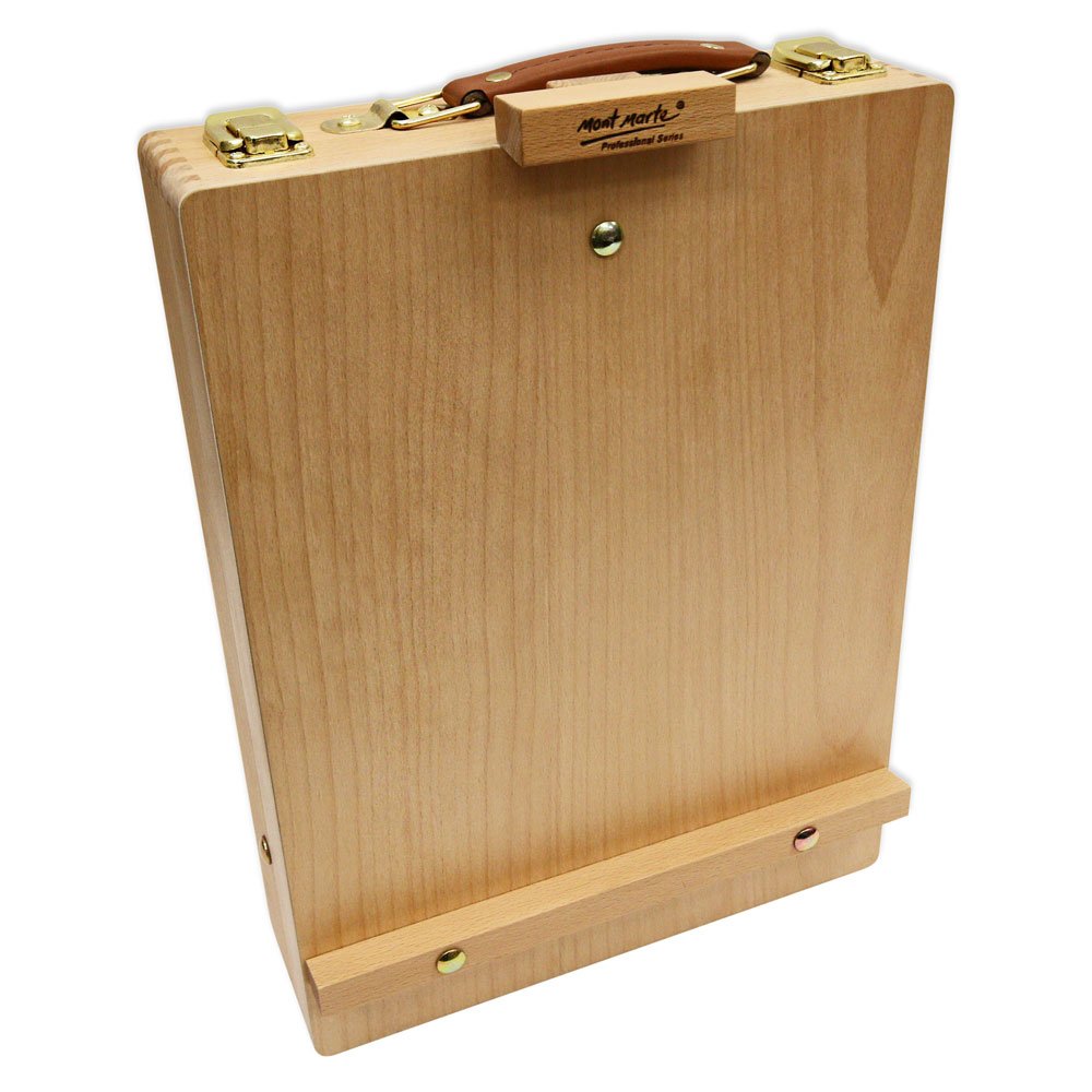 Mont Marte Tabletop Easels for Painting, Desk Box Easels for Kids Adults&Artists,Beech Wood