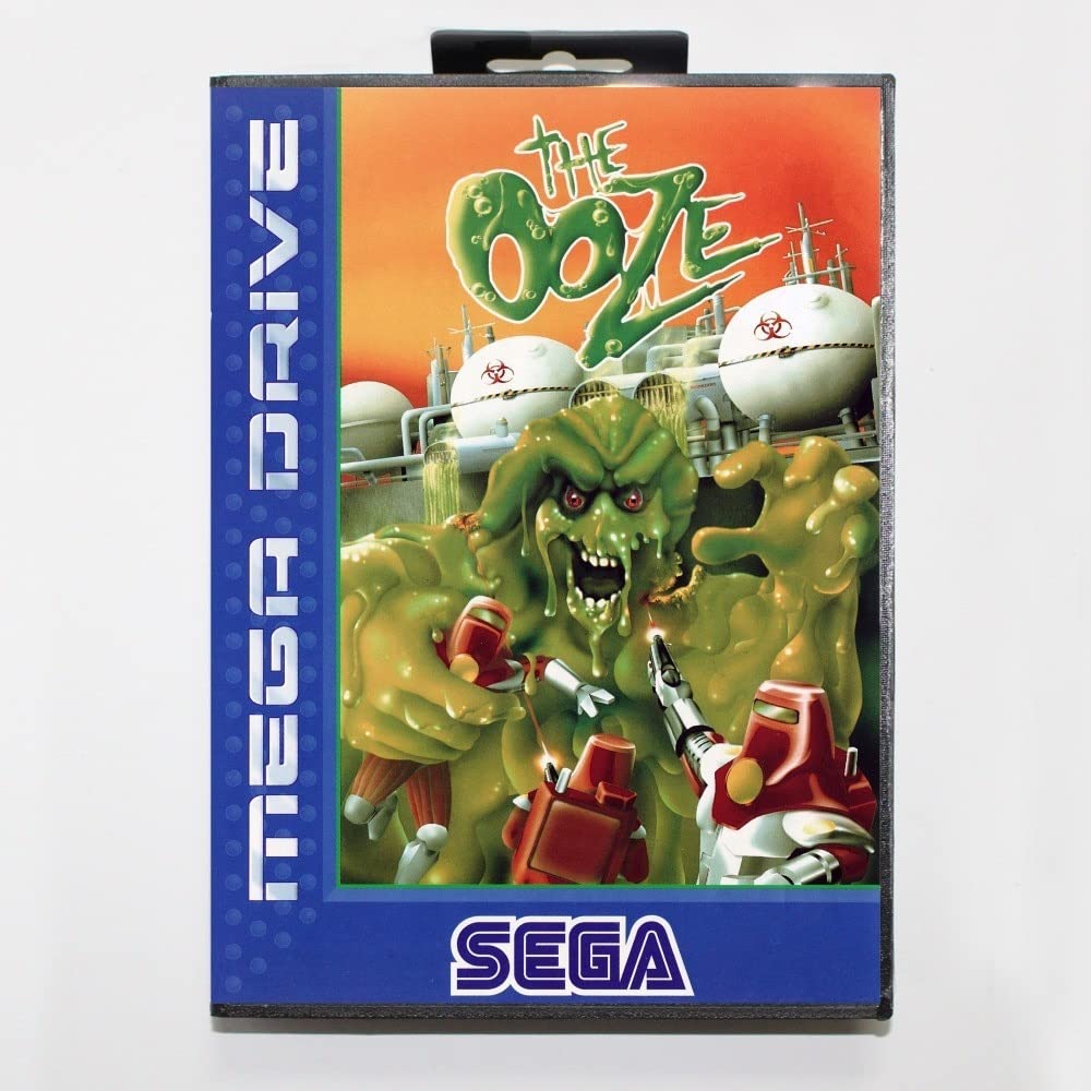 The Ooze Game Cartridge 16 Bit MD Game Card With Retail Box For Sega Mega Drive For Genesis (Black)