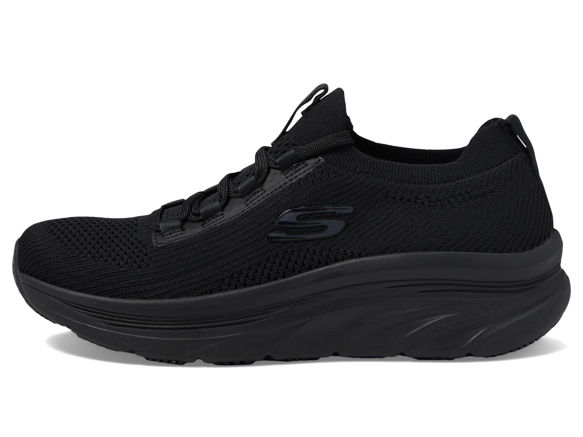 Skechers Women's Slip on Athletic Styling Health Care Professional Shoe, 7 Black