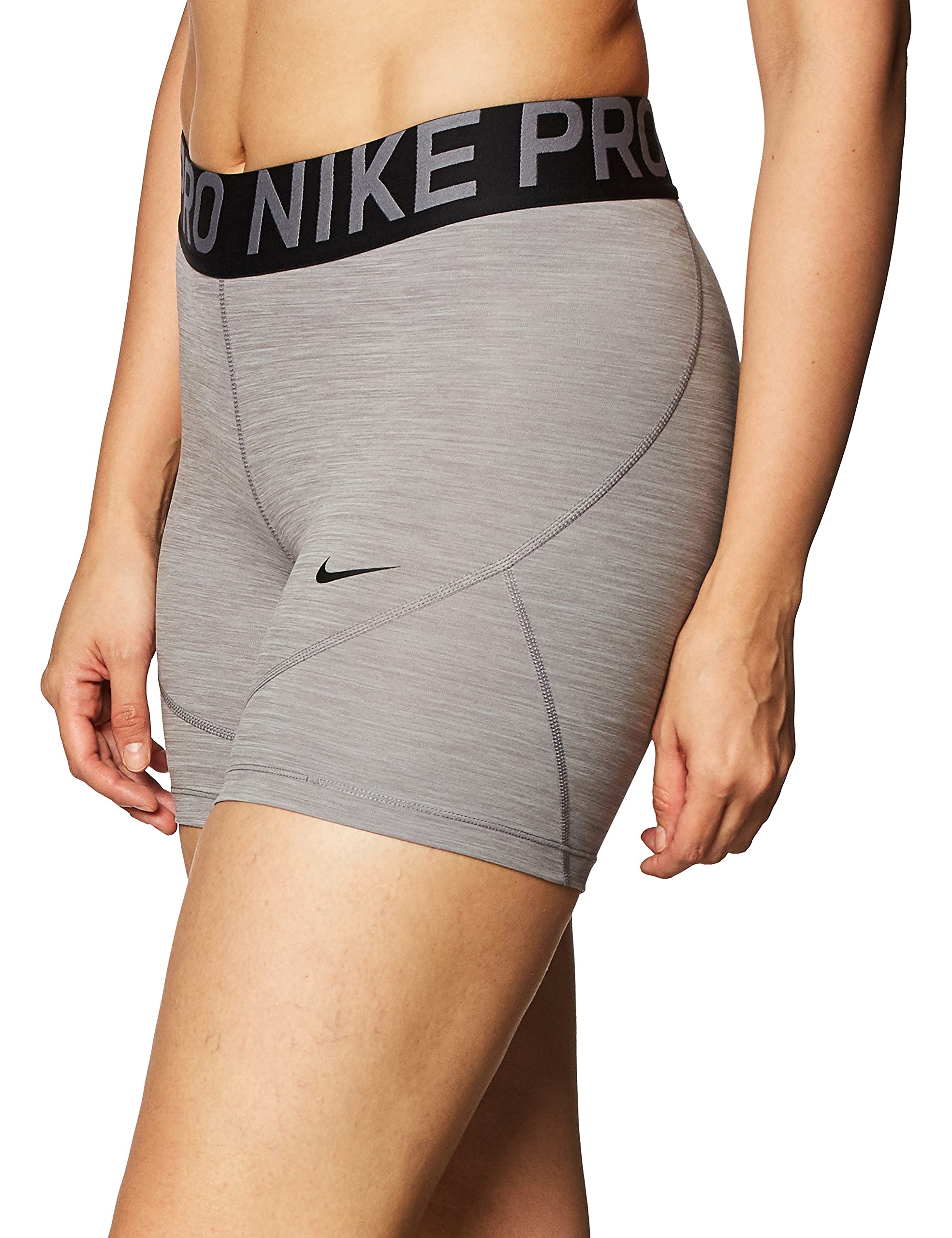 Nike Womens Pro 5 Team Training Shorts (Charcoal, Large) (Royal, Large)