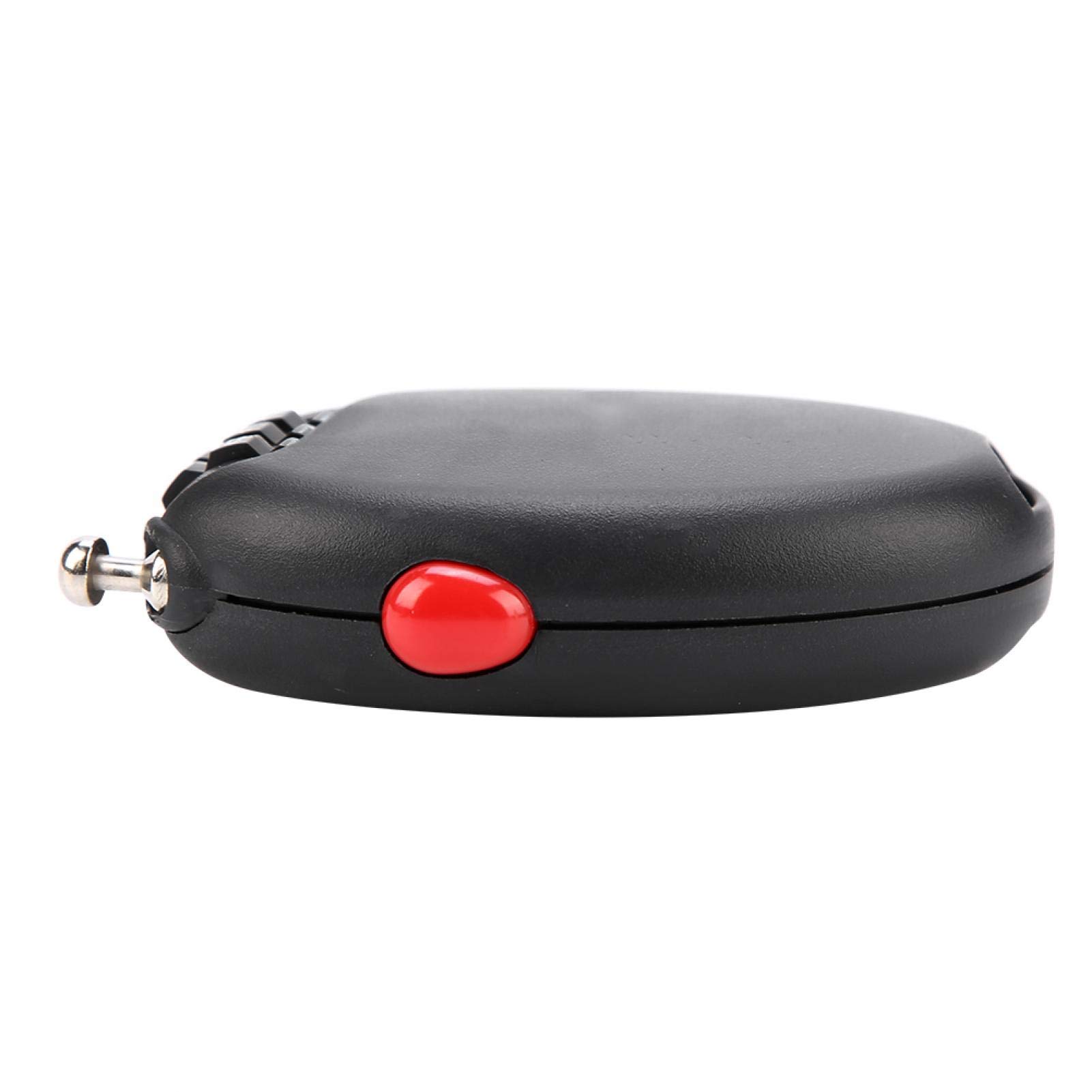 Ruining Portable Bicycle Lock, Black Bicycle Code Lock, Steel+Plastic for Bicycle Motor Bike