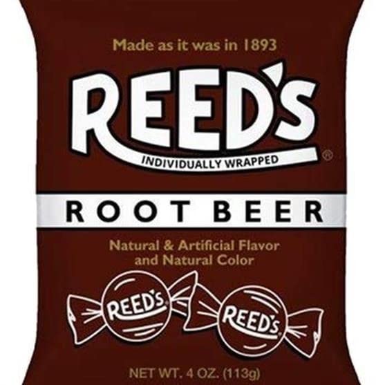 Old-Fashioned Reed's Root Beer Hard Candy, 4 oz. Bag