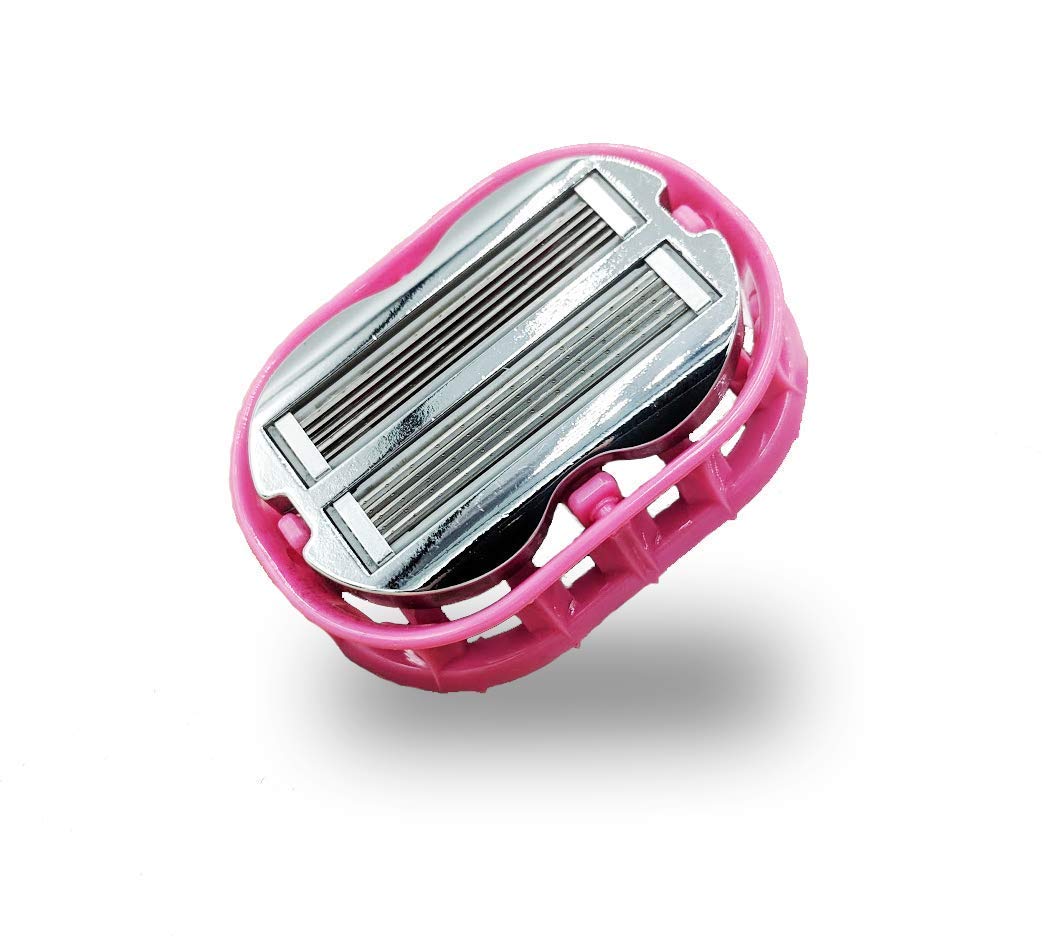 Premium Omnishaver - Pink - The Fastest Way to Shave Head, Legs, Arms, Body| An Alternative to Disposable Shaving Razors Self Cleans & Strops During Use with Durable Blade| Bald Head Shaver for Women