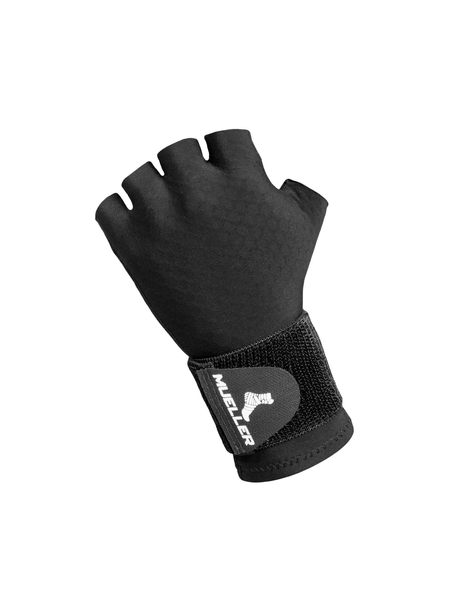 MUELLER Sports Medicine Arthritis Compression Glove, Hand and Wrist Support, Fits Right or Left Hand, for Men and Women, Black, L/XL, Large-X-Large