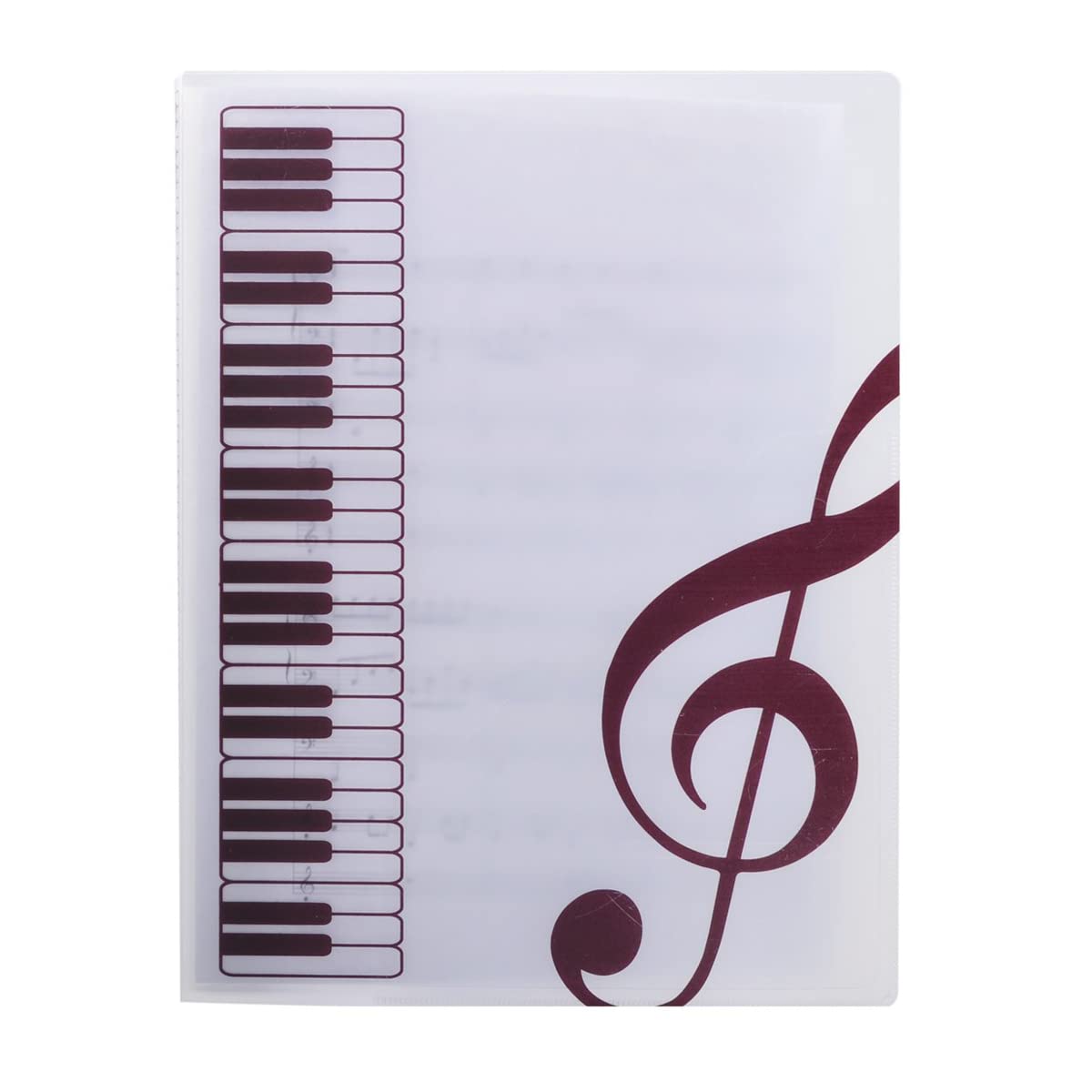 Music Folder Piano Score Folder Music Folder Storage Holder A4 Size Folder,40 Pockets Chorus Dedicated Sheet Music Folder