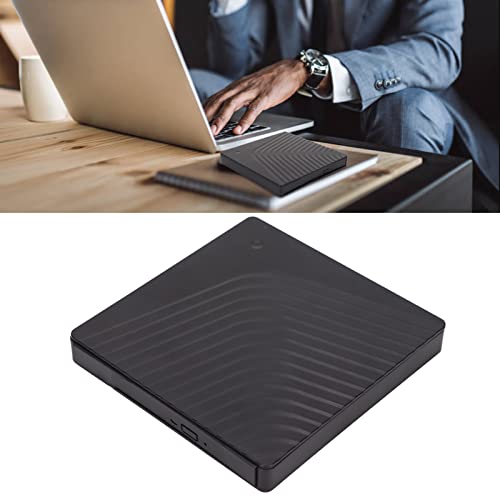 Zopsc-1 Portable External Optical Drive Box, 5 Gbps High Speed USB C Enclosure Optical Player Box for SATA Drive Writer Reader for PC Laptop Desktop