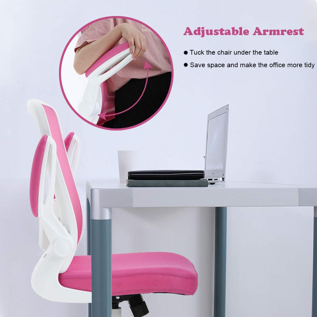 Office Chair Desk Chair Mesh Computer Chair Ergonomic Executive Swivel Rolling Chair Computer Stool with Lumbar Support (Blue)