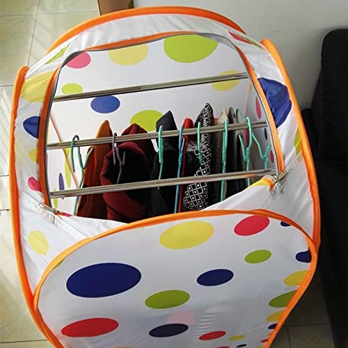 Portable Electric Clothes Dryer Multifunction 800W Travel Folding Warm Air Cloth Drying Bag Heater