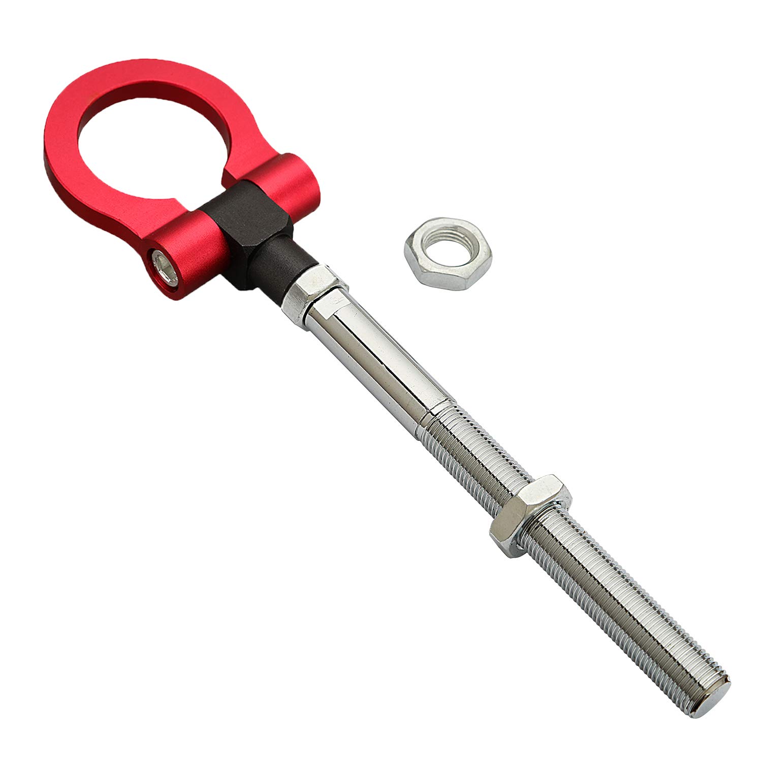 MG Pro-industry RED Front & Rear Bumper Screw on Tow Hook Kit Heavy Duty for Subaru WRX & STI,Impreza,Scion FR-S